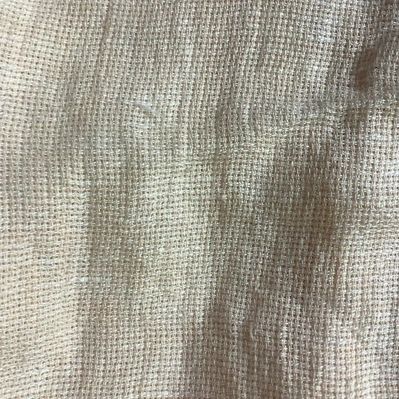 Faherty Light Pink 100% linen knit beach cover up dress XL